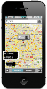 Coordinates for Maps : Affichez les coordonnées GPS dans Maps.